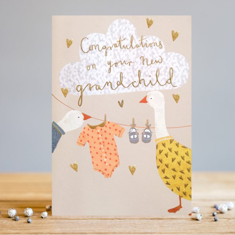 Apricot - Congratulations on Your New Grandchild - Geese – Featherfields