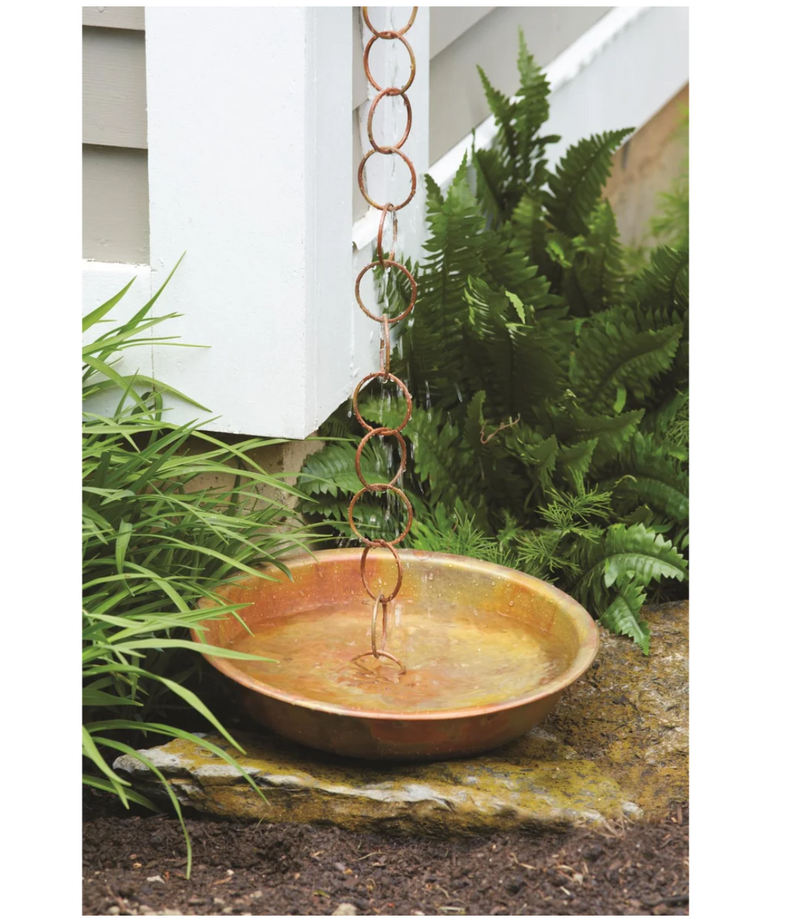 Round Rain Chain Basin – Featherfields