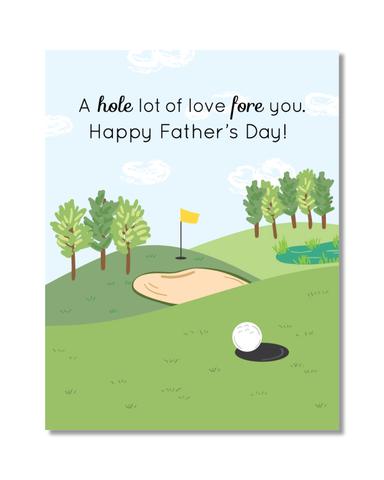 Father's Day Card- Fore You – Featherfields