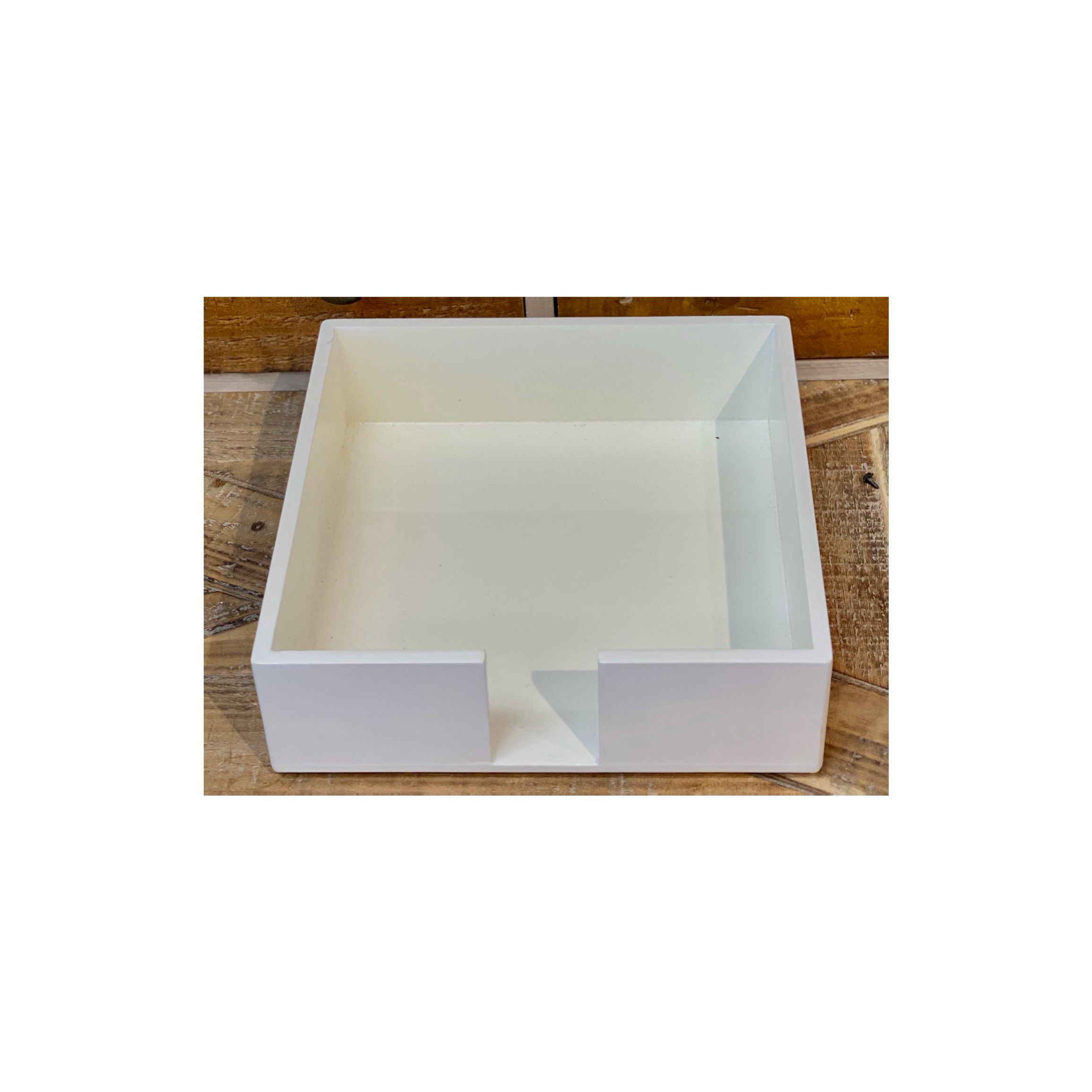 White Square Caddy – Featherfields