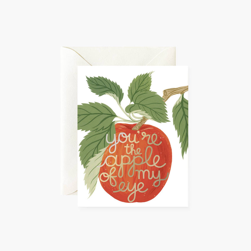 Botanica Paper Co. - APPLE OF MY EYE | Valentine's Day greeting card ...
